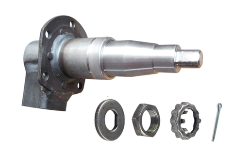 Trailer Axle Spindle, Tapered for 1 3/4" x 1 1/4" bearings, 5200lb Axl