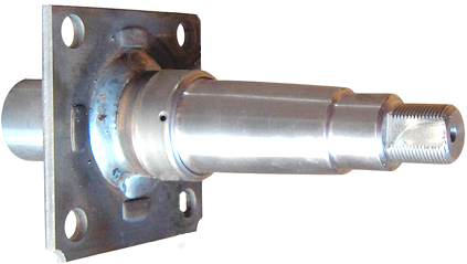 Trailer Axle Spindle, Tapered for 1-3/8" x 1 1/16" bearings, 2900 ...
